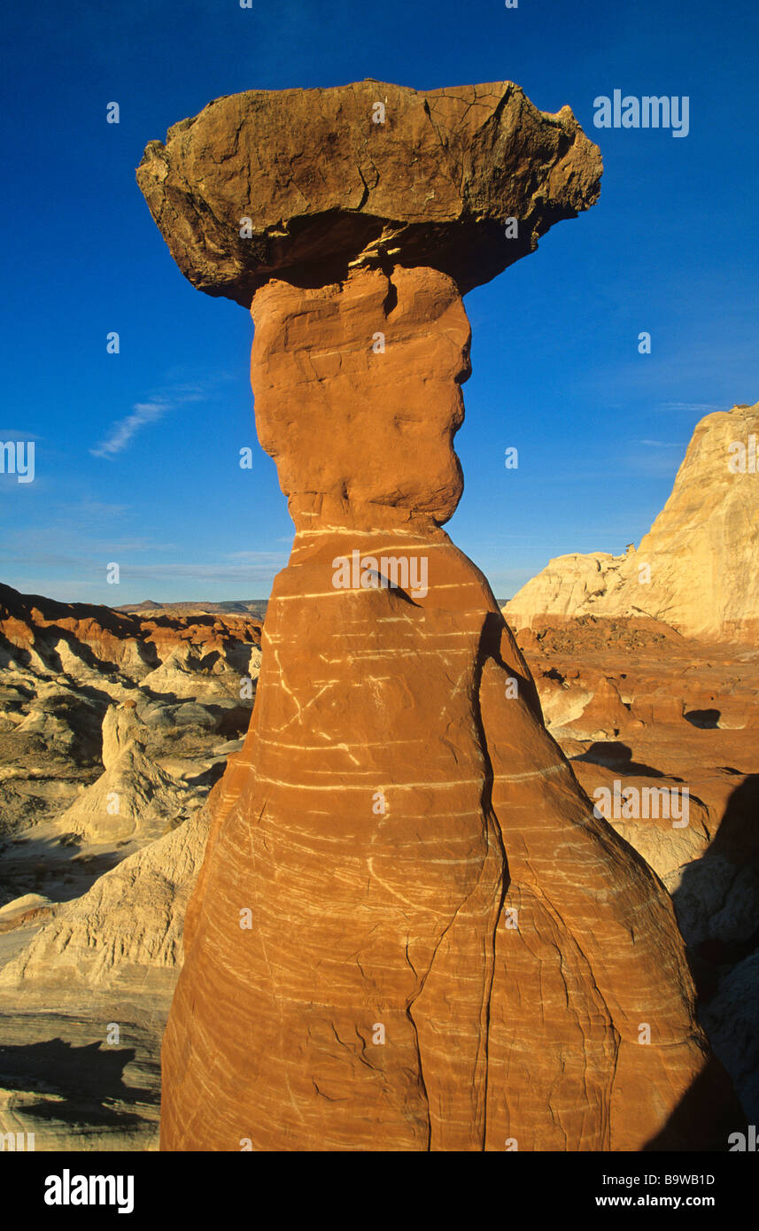 Mushroom Rock at the Rimrocks Grand Staircase Escalante National ...