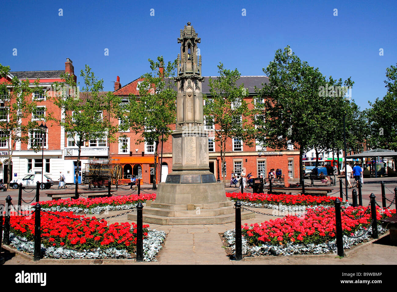 War Memorial Retford Market Town Nottinghamshire County England UK ...