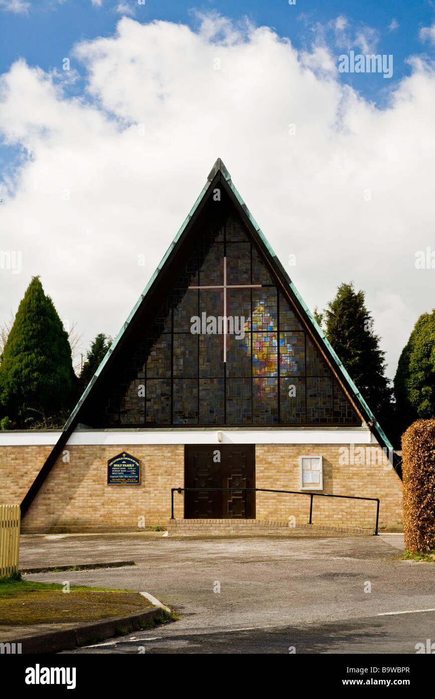 The Catholic Church of the Holy Family in the English village of Pewsey ...