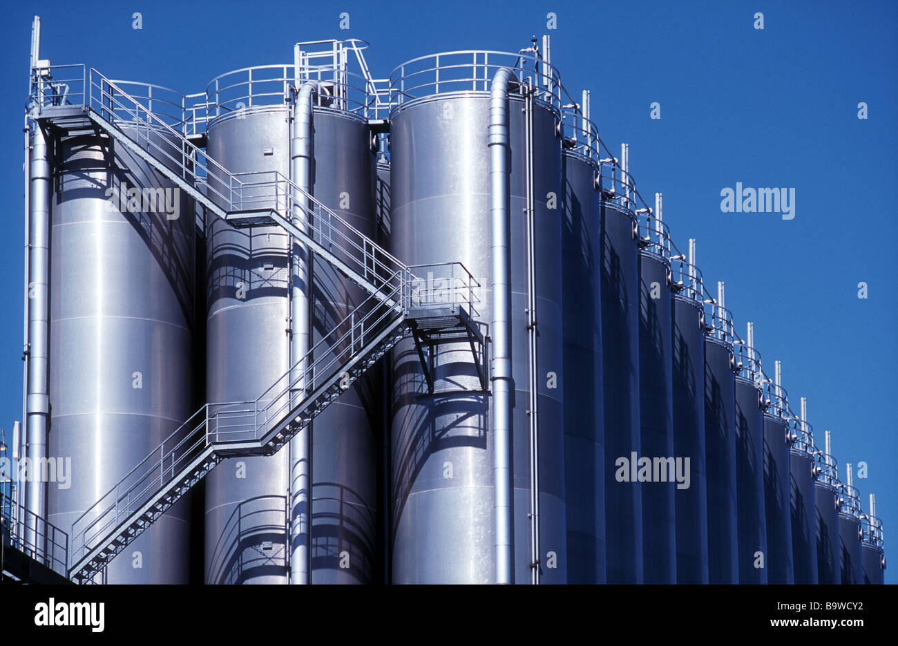 Storage tanks oil refinery germany hi-res stock photography and images ...