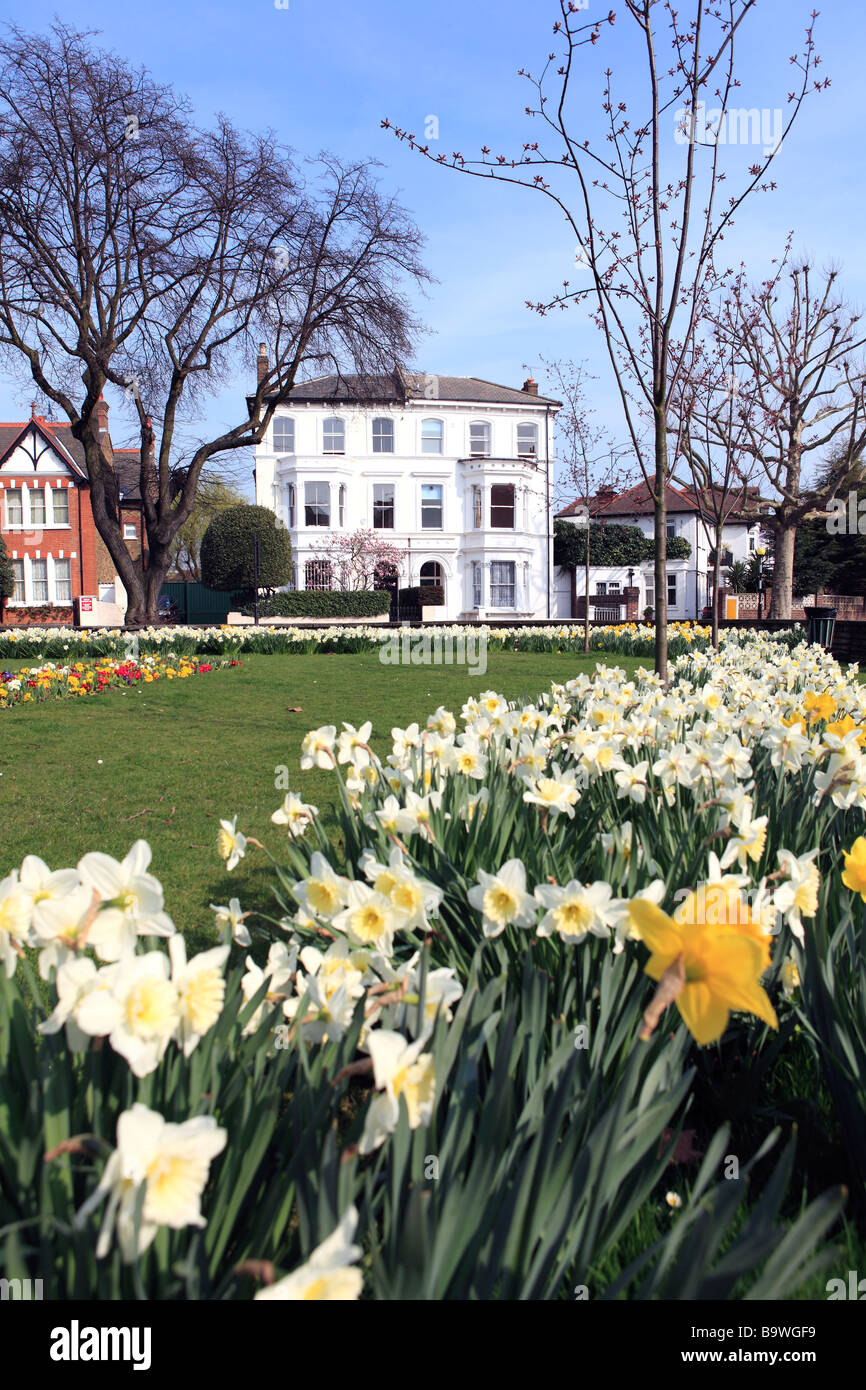 united kingdom west london st quintin gardens in spring Stock Photo - Alamy