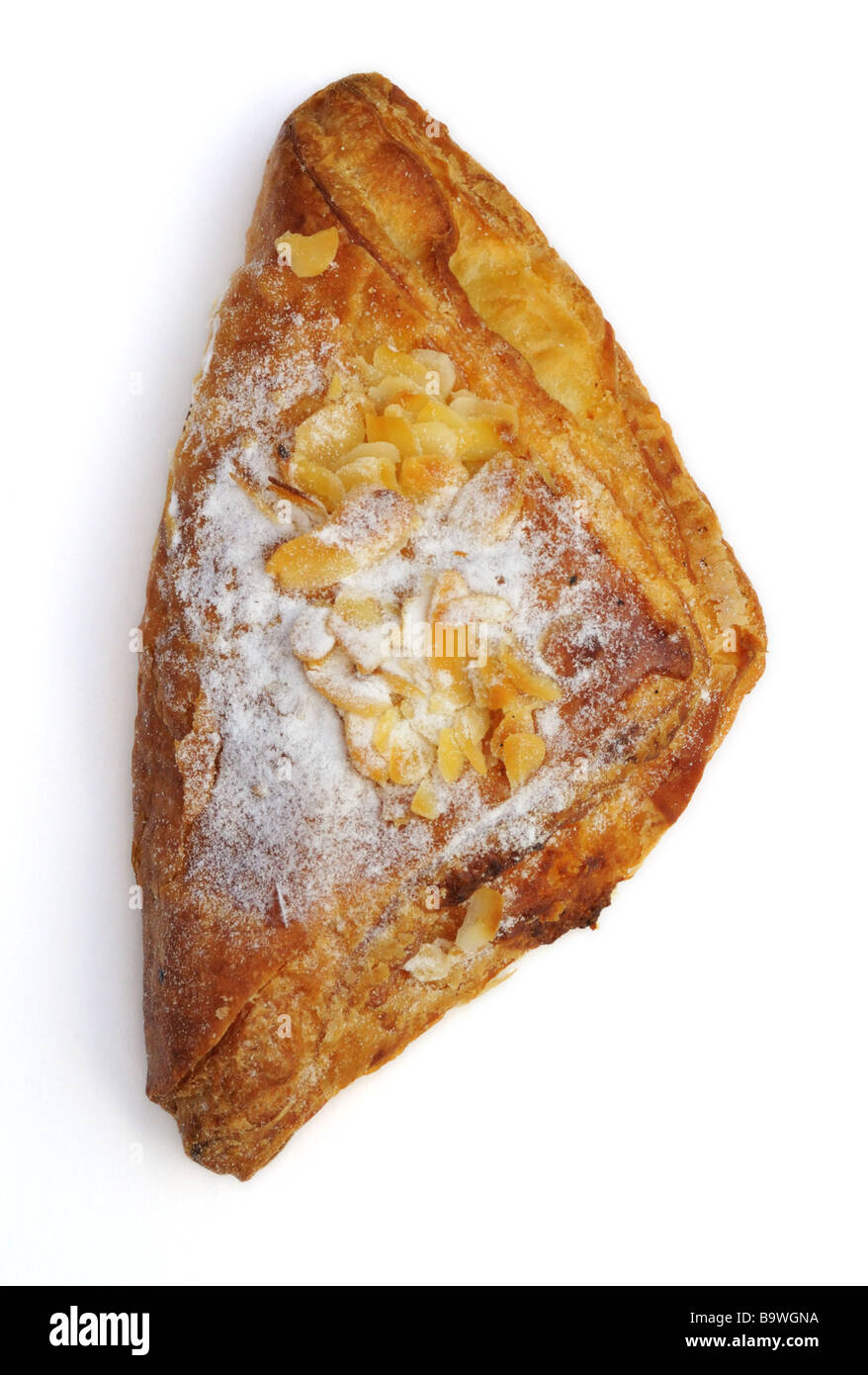 Almond triangle pastry Stock Photo - Alamy