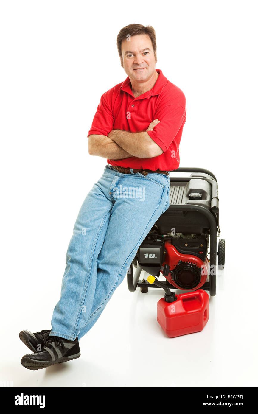 Gasoline electric generator hi-res stock photography and images - Alamy