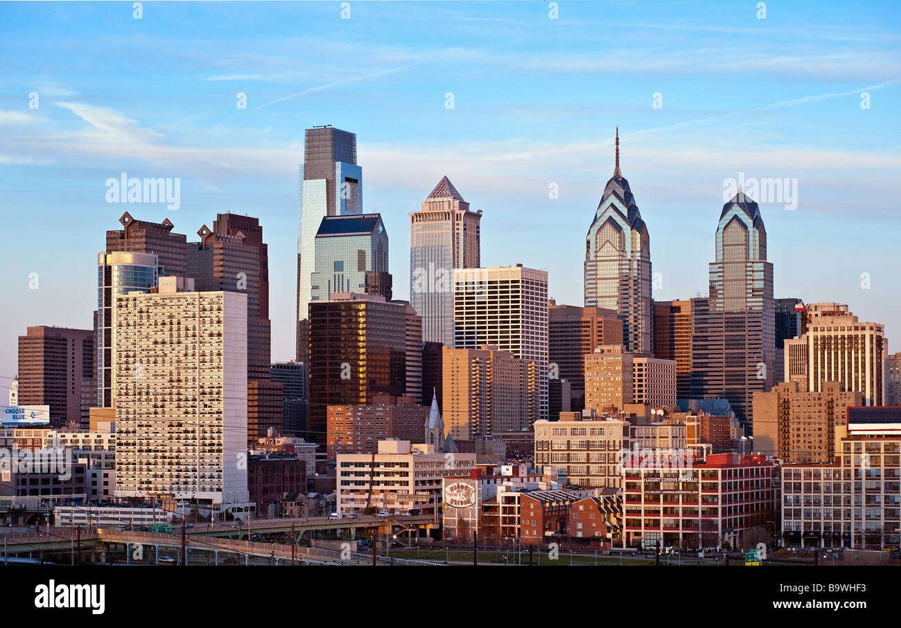 Cityscape of philadelphia hi-res stock photography and images - Alamy