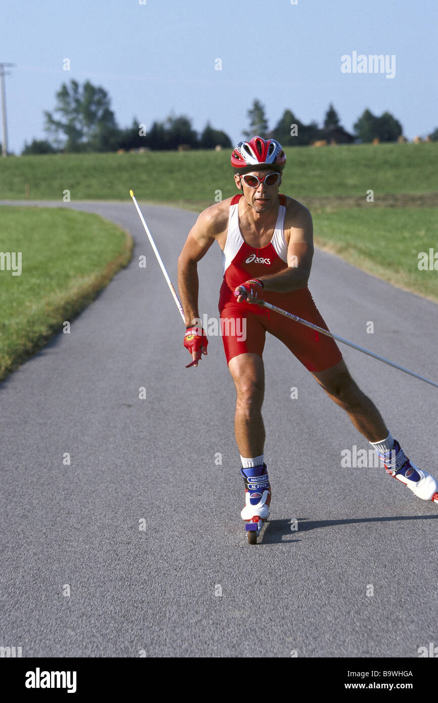 Skiroller hi-res stock photography and images - Alamy
