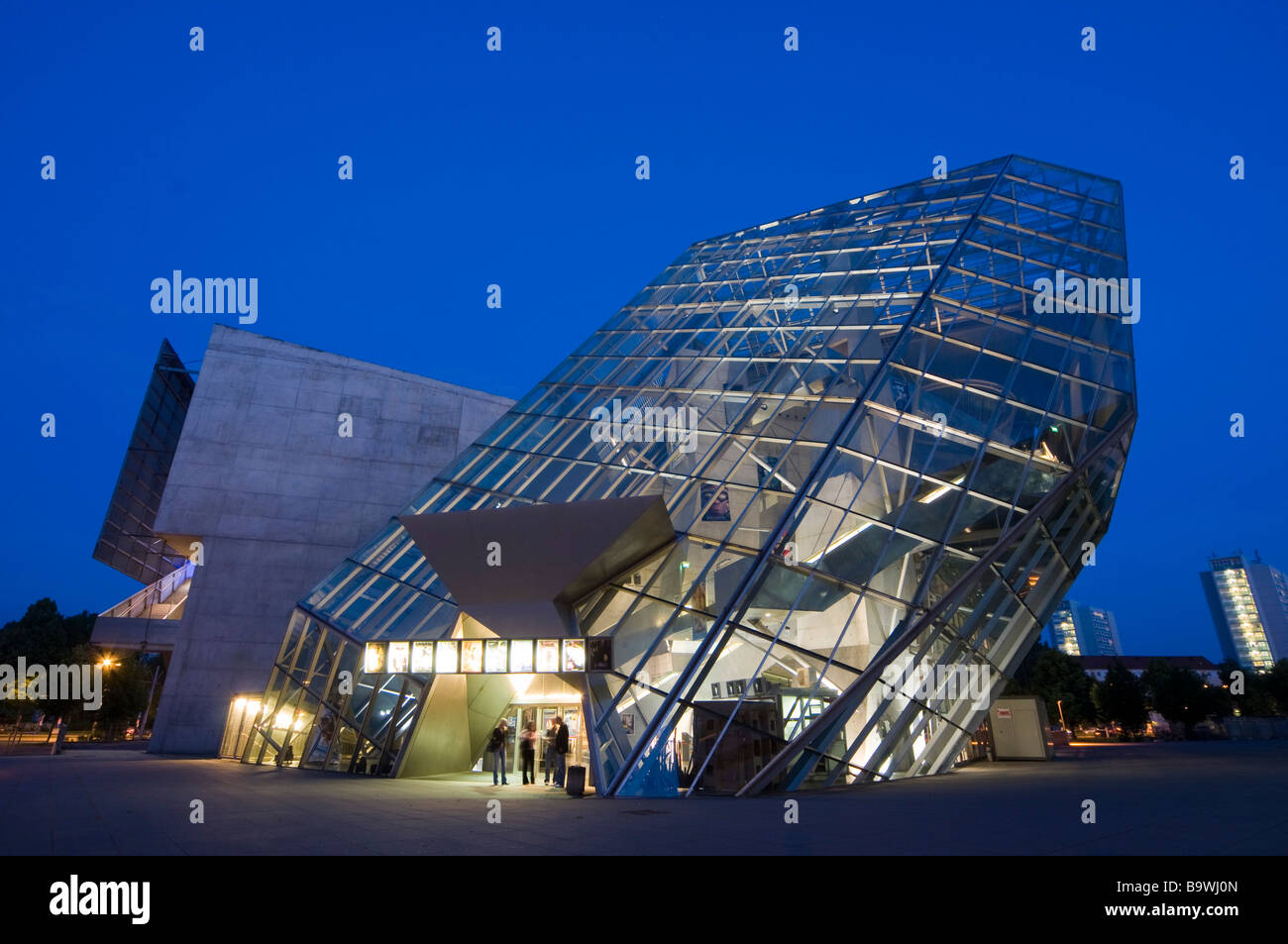 Dresden Sachsen Deutschland Dresden Germany modern cinema building Ufa ...