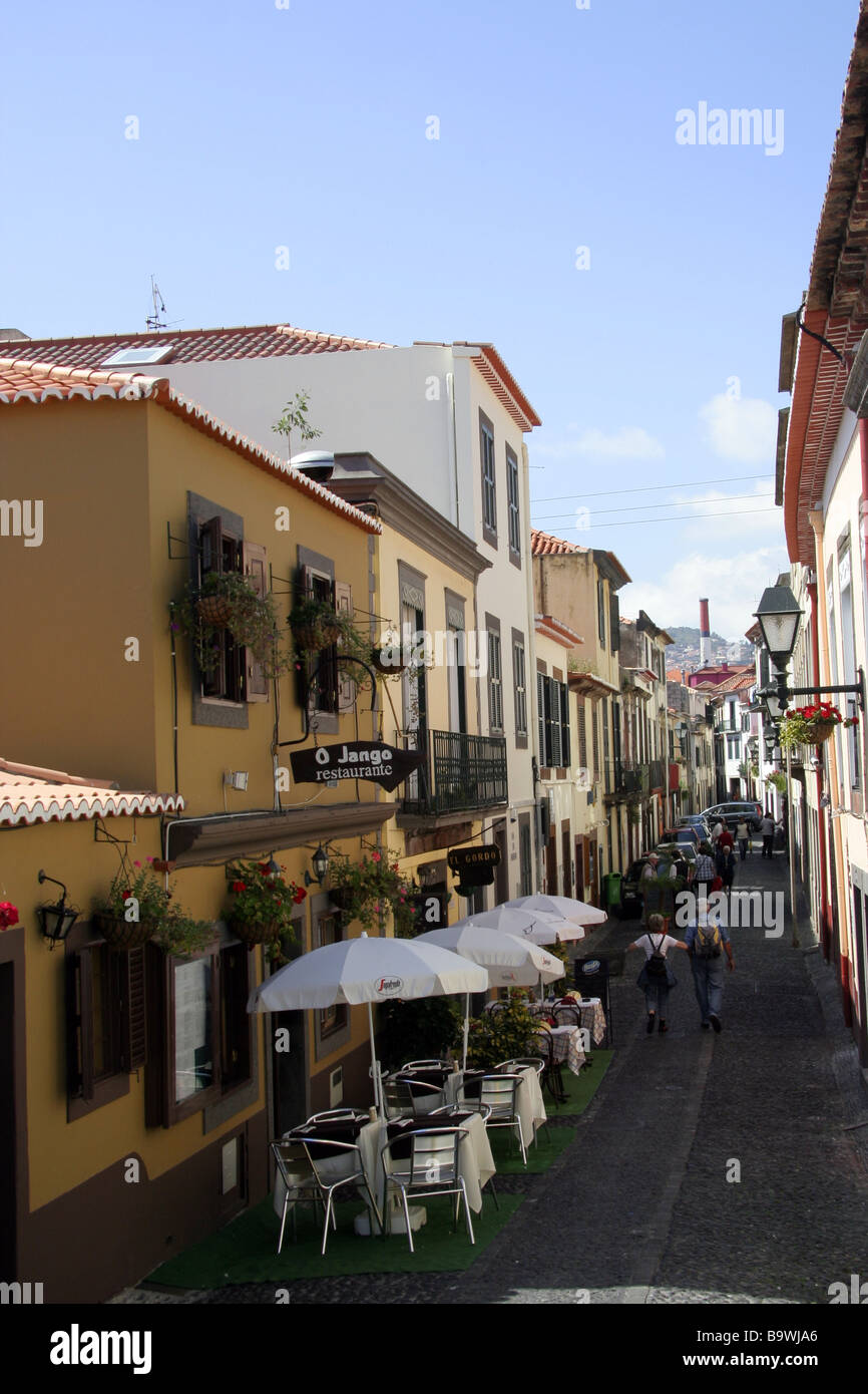 The Old Town Funchal Zona Velha Stock Photo - Alamy