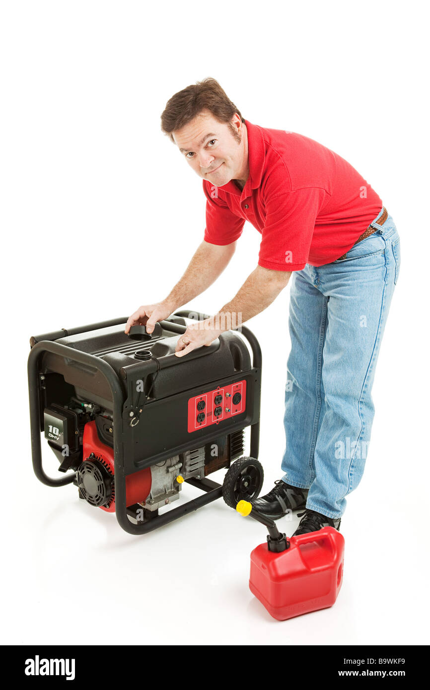 Portable generator Cut Out Stock Images & Pictures - Alamy