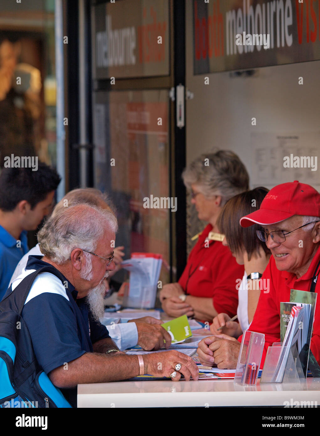 Information desk booth hi-res stock photography and images - Alamy