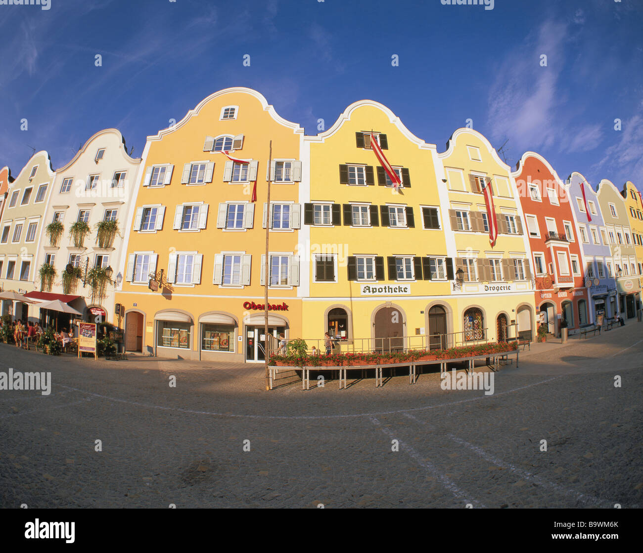 Baroque town scharding austria hi-res stock photography and images - Alamy