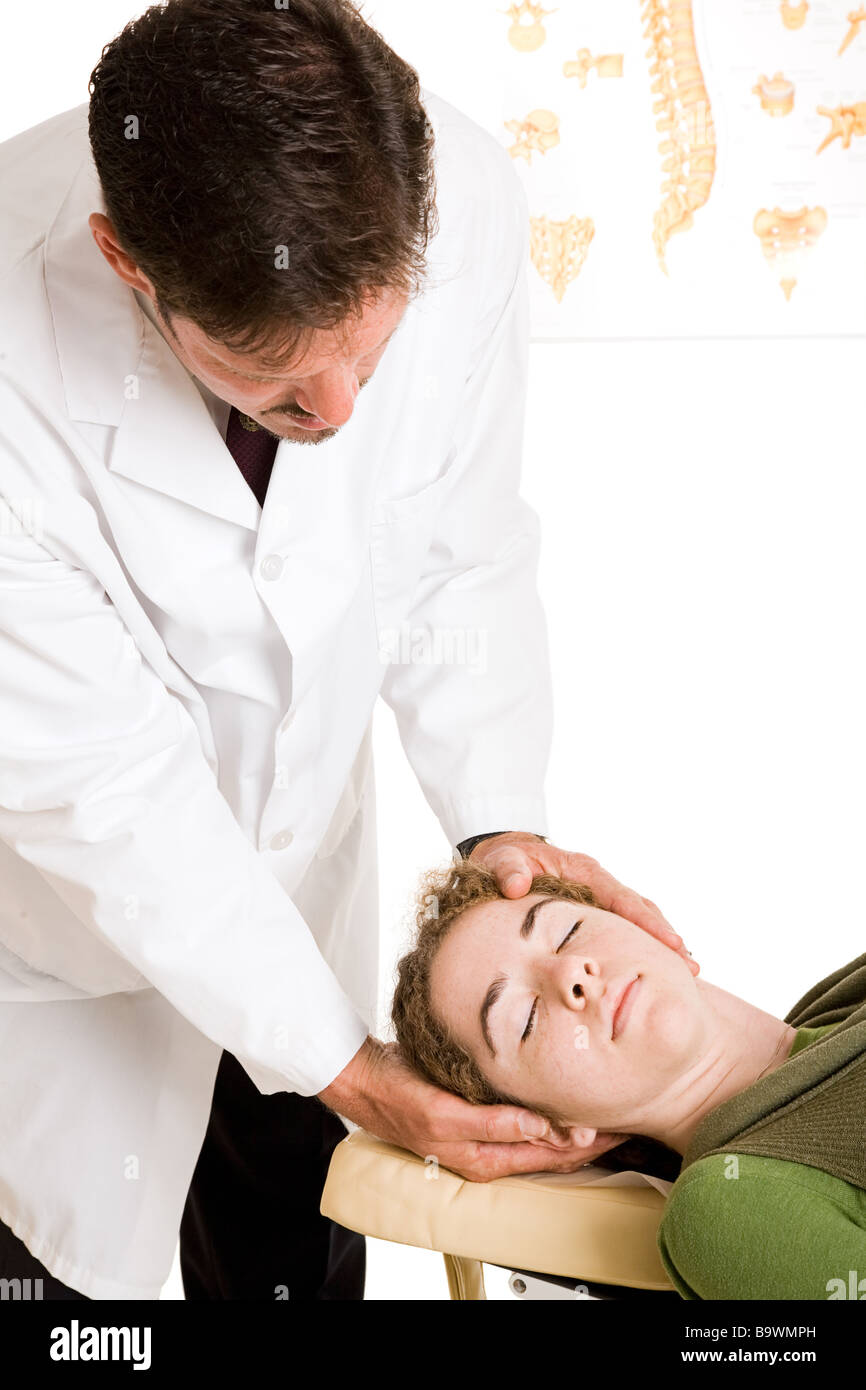 Cervical spine manipulation hi-res stock photography and images - Alamy