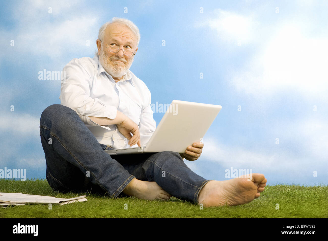 Whimsical relaxed woman lifestyle hi-res stock photography and images ...