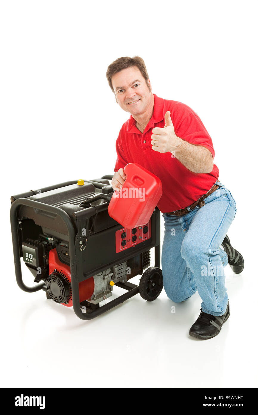 Portable generator Cut Out Stock Images & Pictures - Alamy
