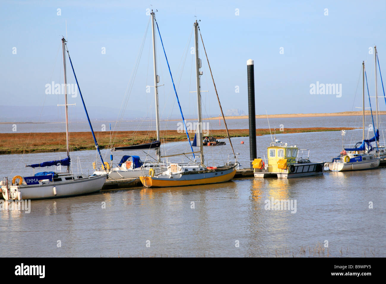 burnham on sea marina Stock Photo - Alamy