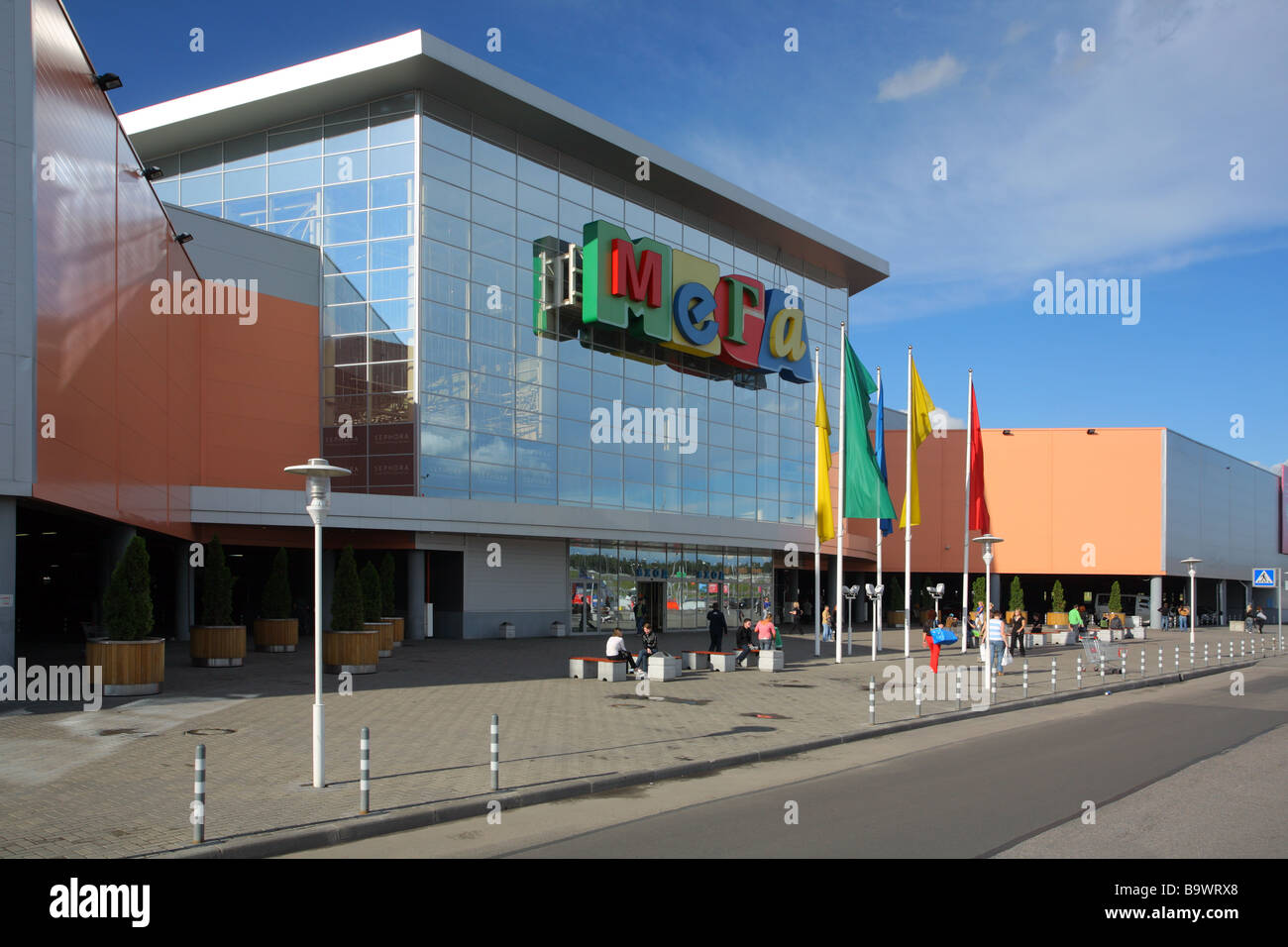 MEGA shopping center St Petersburg Russia Stock Photo - Alamy