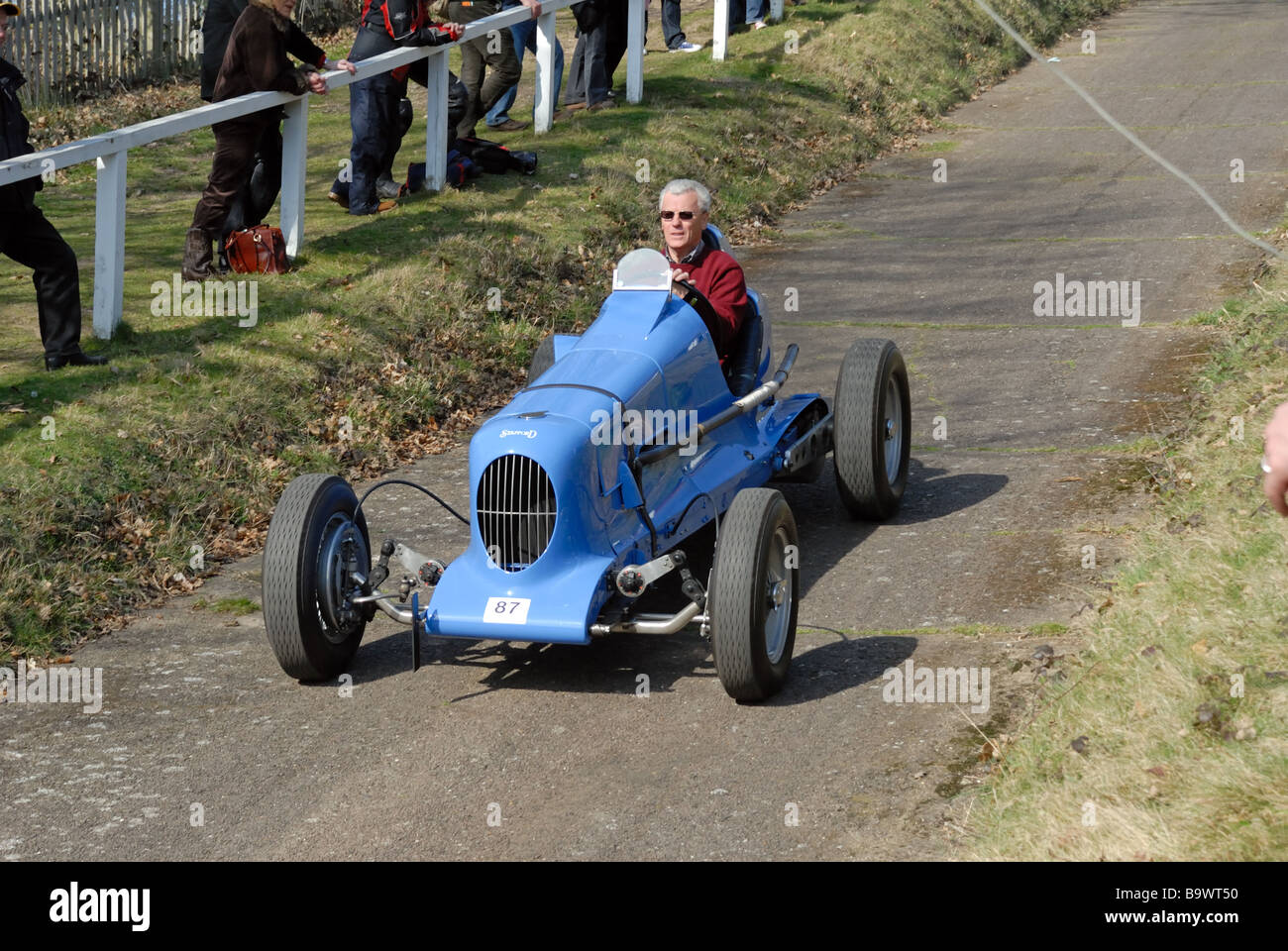 A 1937 Stafford Special Peter Colborne Baber descending at speed on the ...