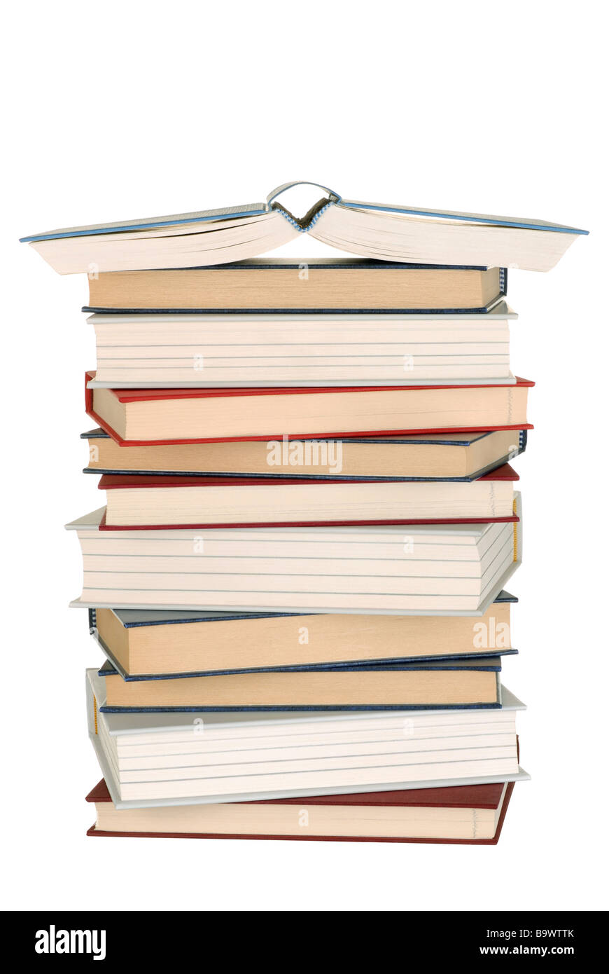 Stacked books library hi-res stock photography and images - Alamy