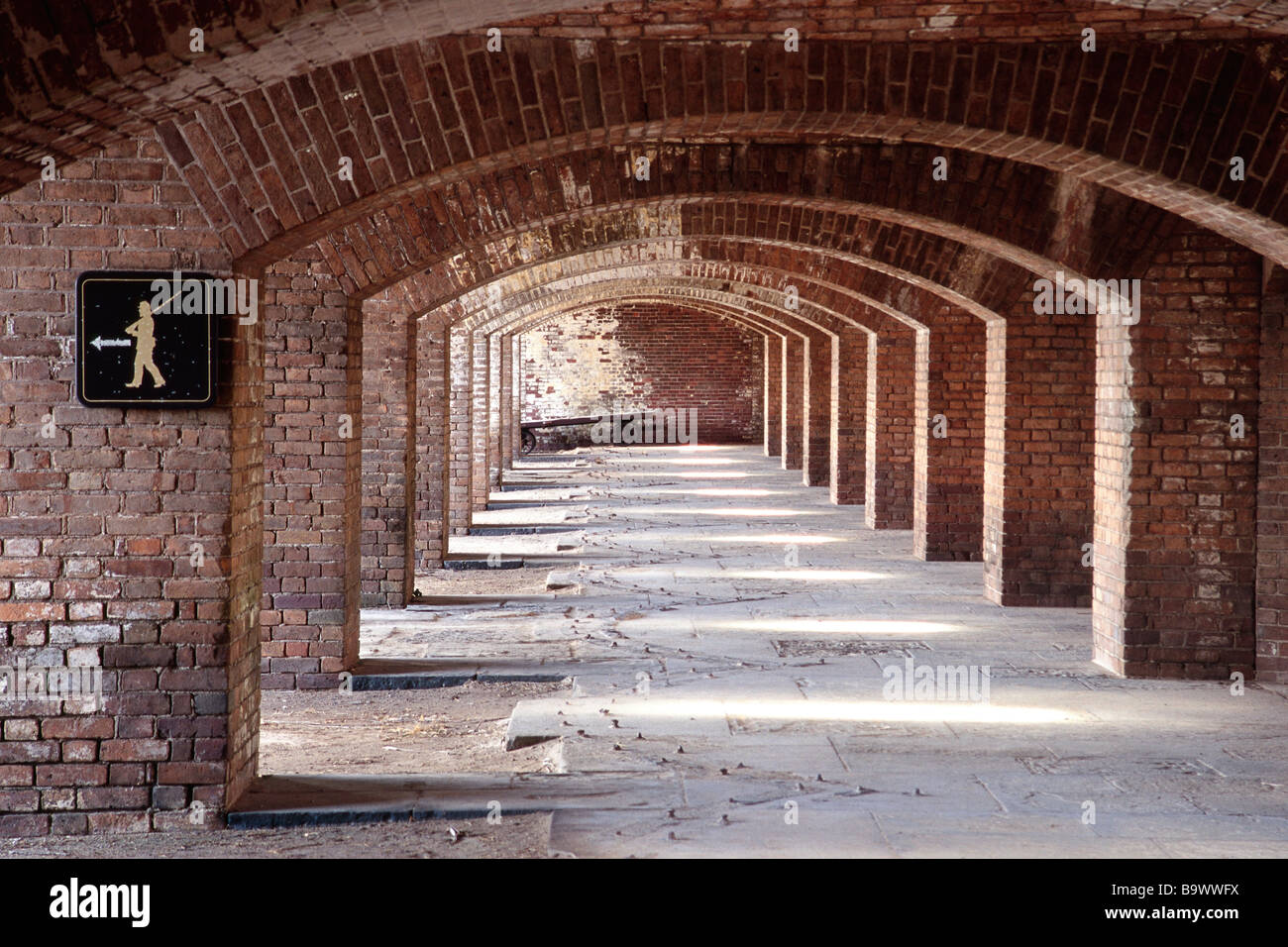 Archway Perspective Fort Jefferson Dry Tortugas National Park Florida ...