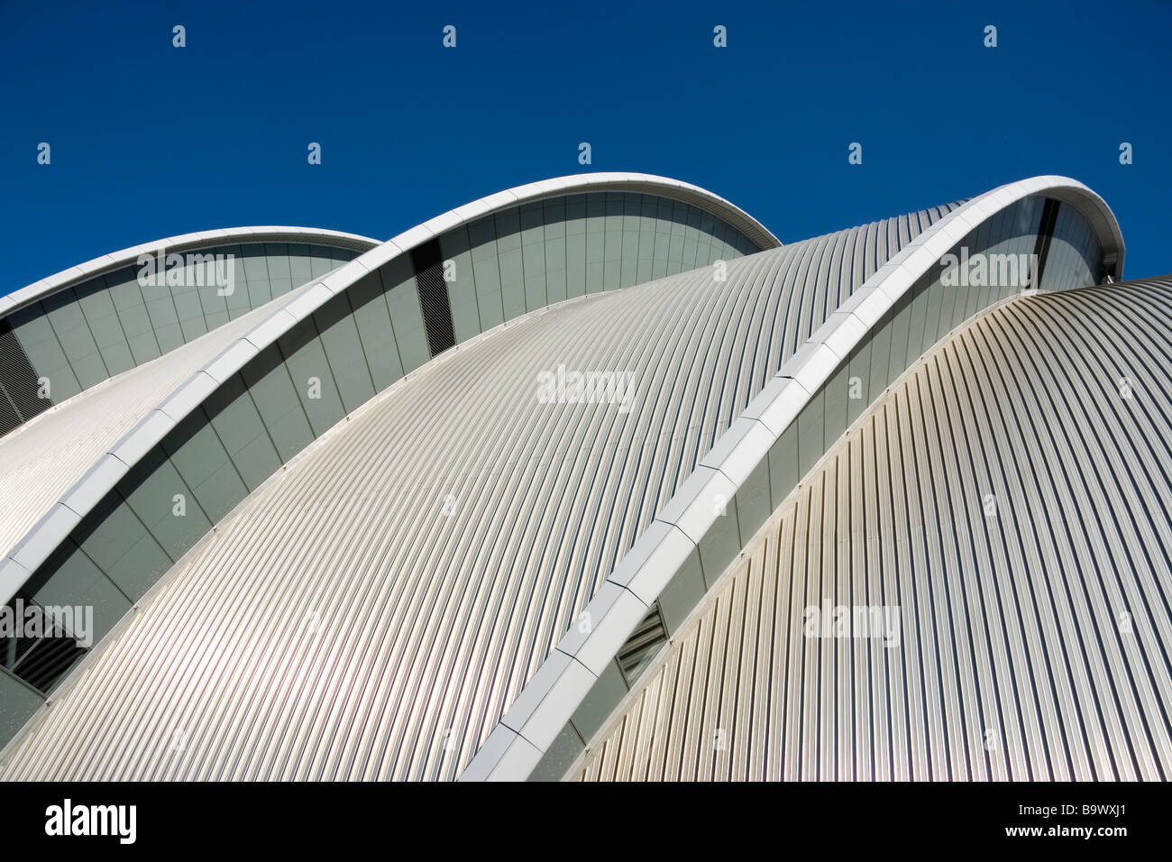 An architectural detail of The Armadillo building at the SEC, which ...