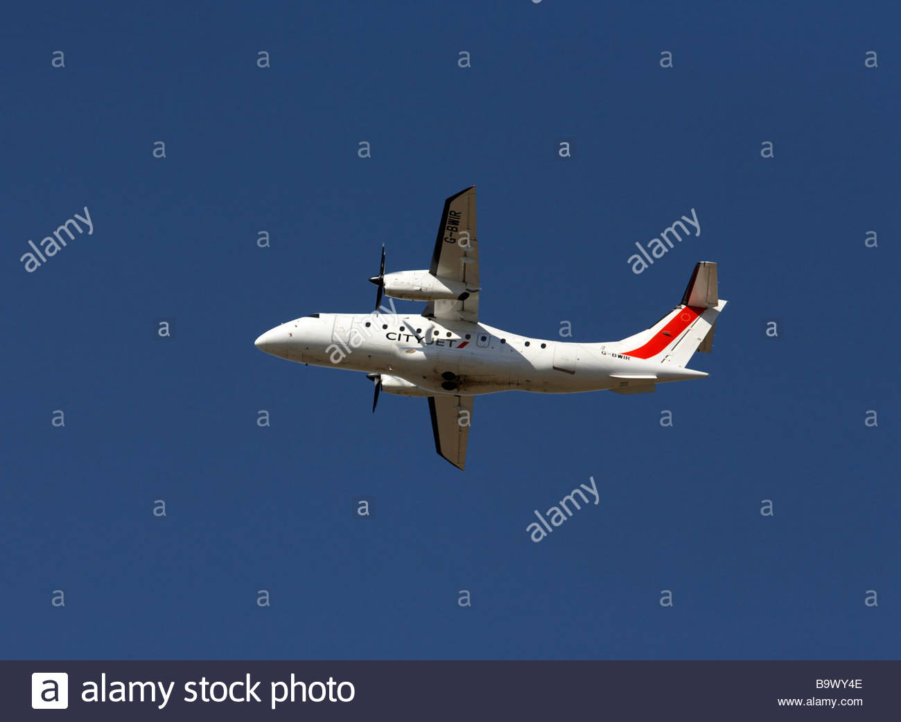 Cityjet Dornier flight shortly after takeoff Stock Photo - Alamy