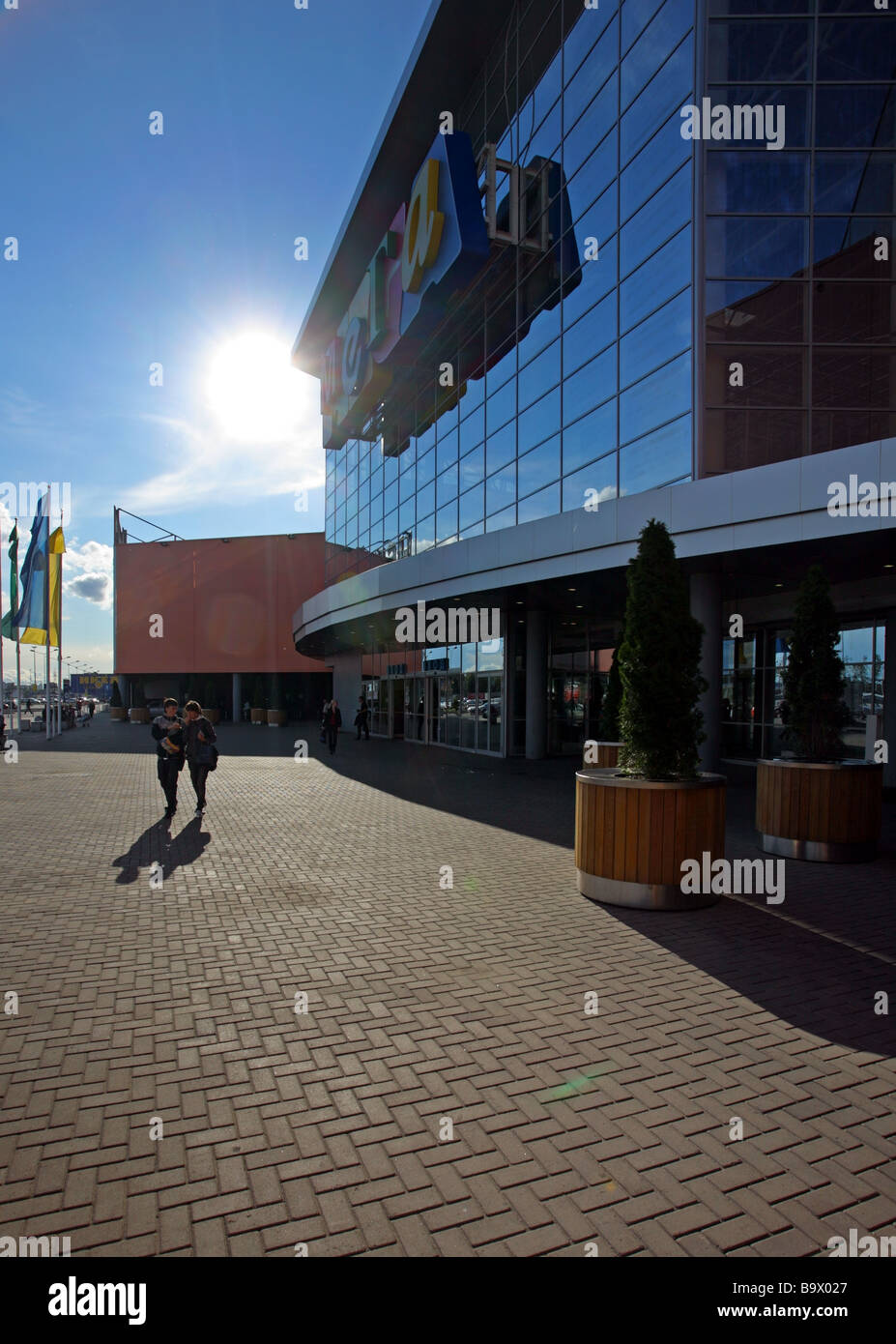 MEGA shopping center St Petersburg Russia Stock Photo - Alamy