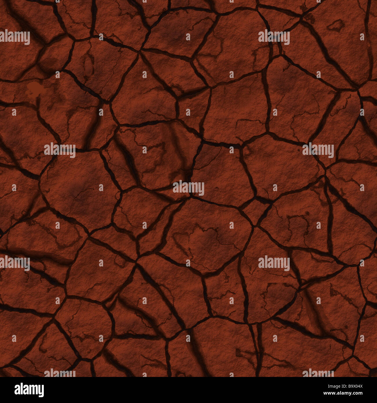 Cracked parched earth ground surface texture illustration Stock Photo ...