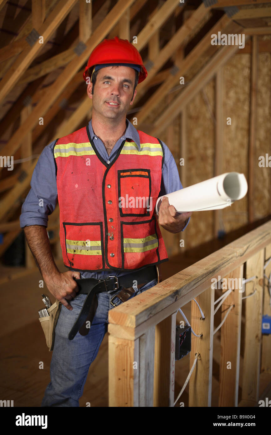 Blue construction plans building hi-res stock photography and images ...