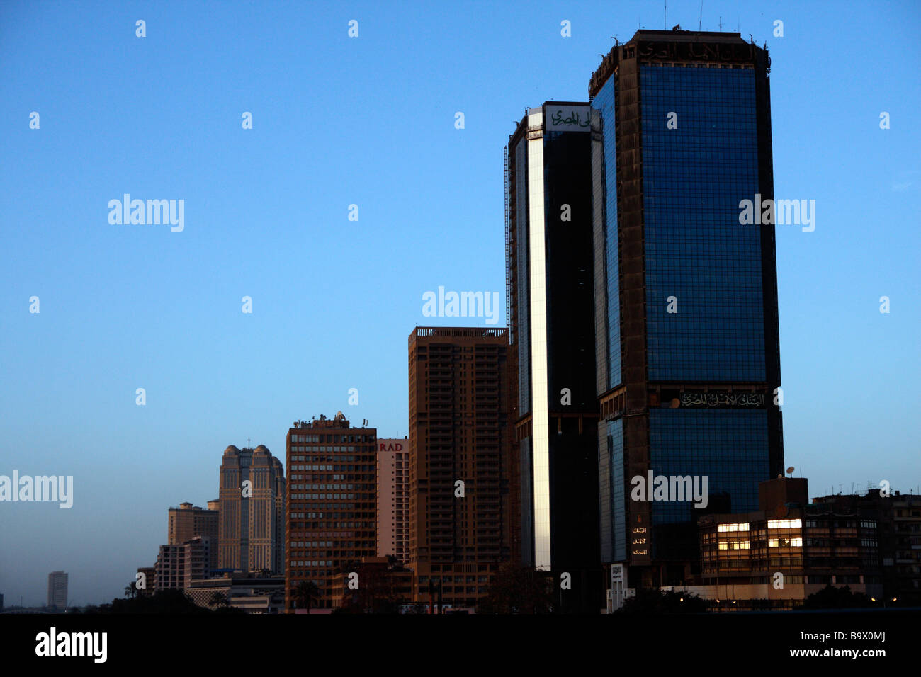 High rise buildings in Cairo in Egypt Stock Photo - Alamy
