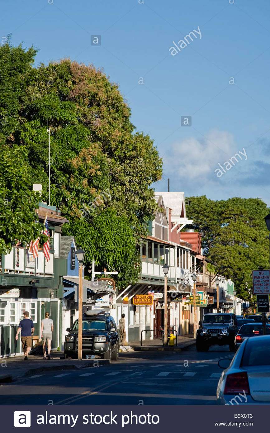 Lahaina Town Maui High Resolution Stock Photography and Images - Alamy