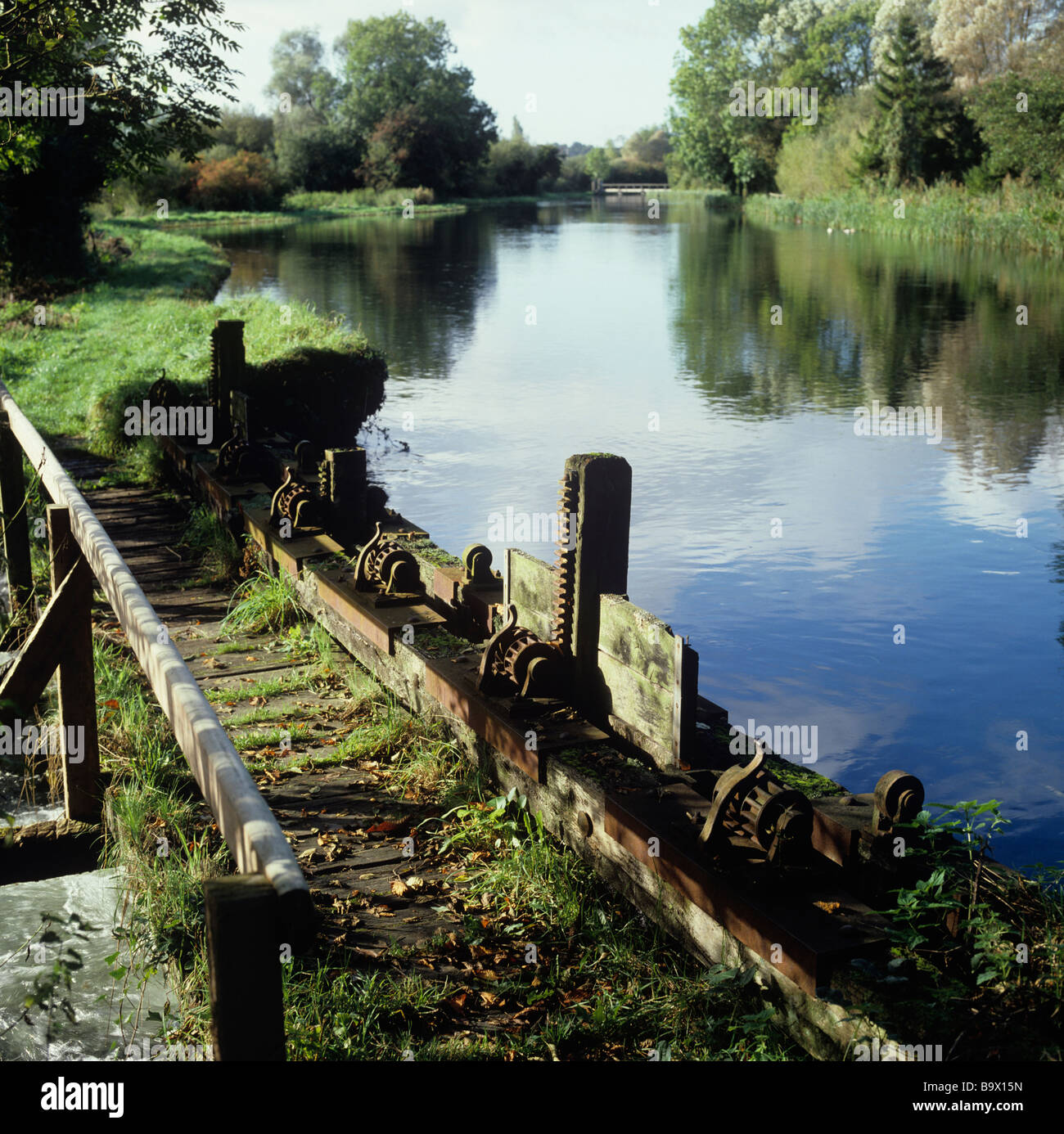 River Test Hampshire Stock Photo - Alamy