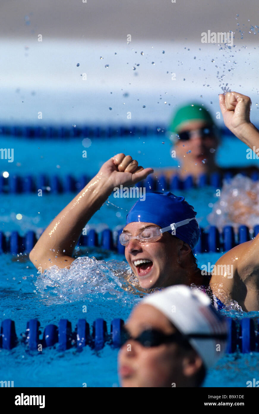 Sport swimming celebrating hi-res stock photography and images - Alamy