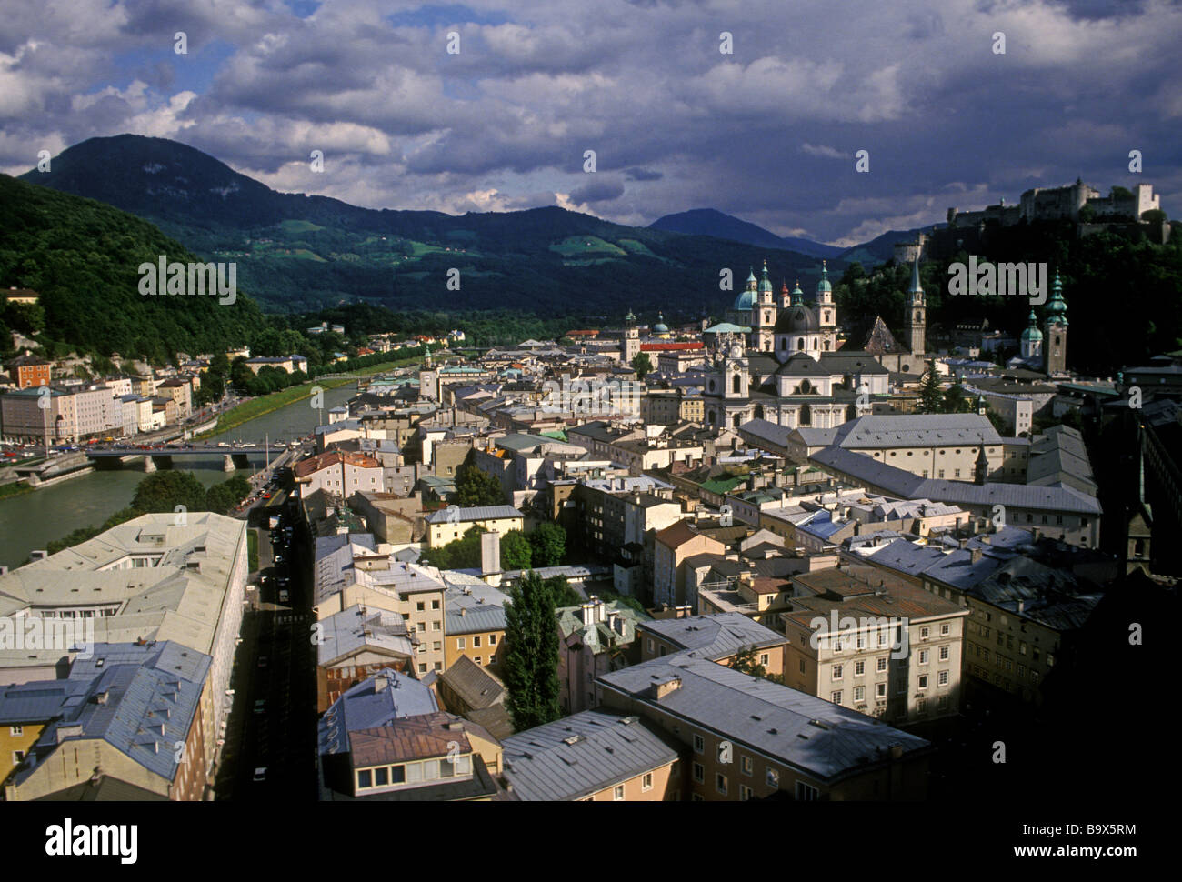 Monchsberg observation terrace hi-res stock photography and images - Alamy