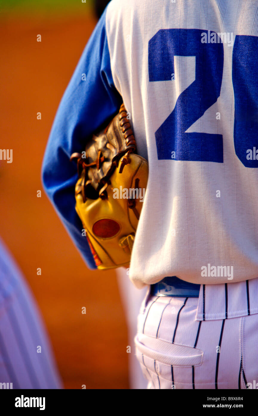 Baseball player mid section Stock Photo - Alamy
