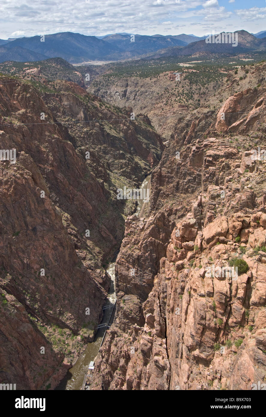 Colorado Cañon City view from Royal Gorge Bridge completed 1929 world s ...