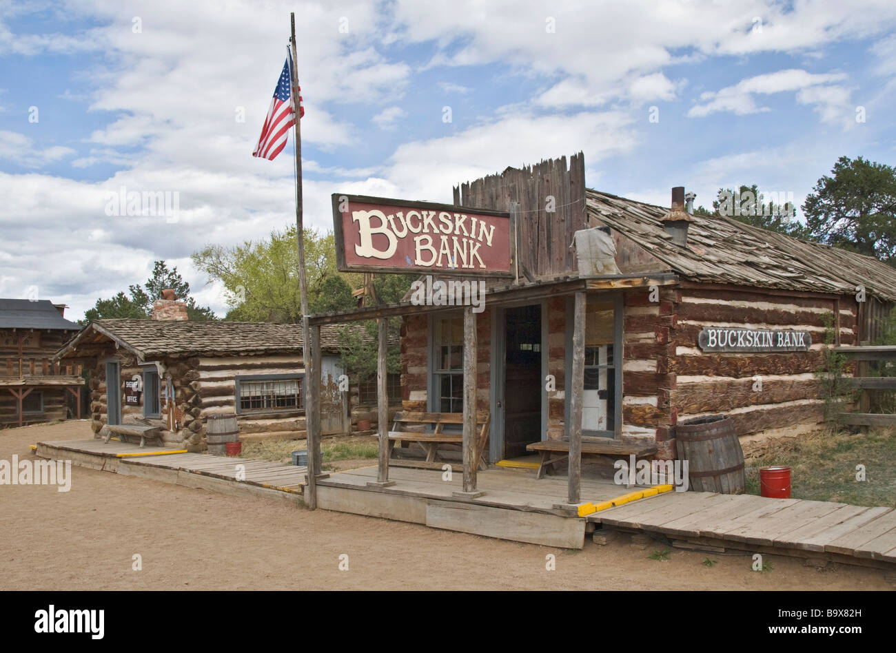 Colorado Cañon City Buckskin Joe Frontier Town western theme park Stock ...