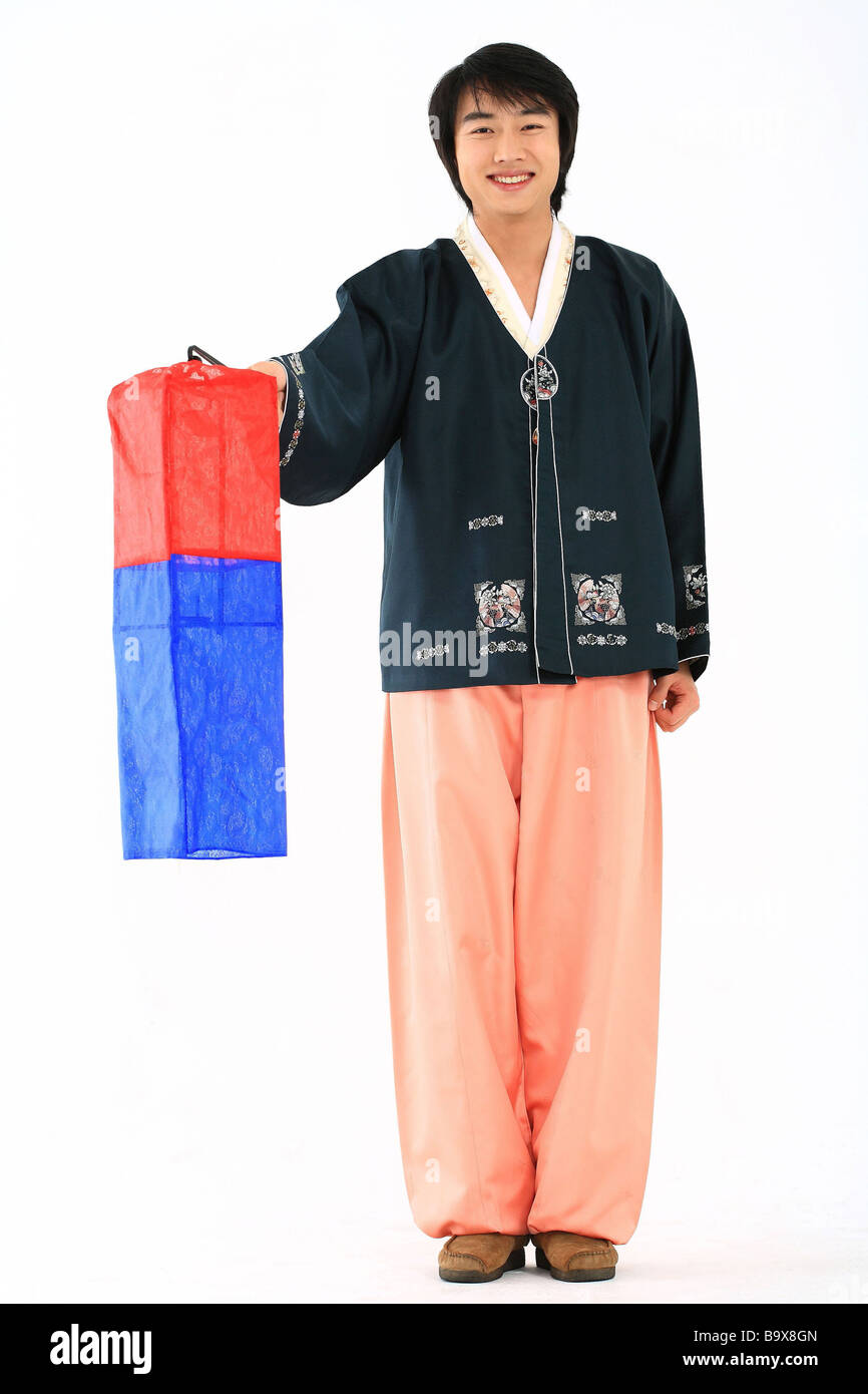 Man in Traditional Korean, Dress Stock Photo - Alamy