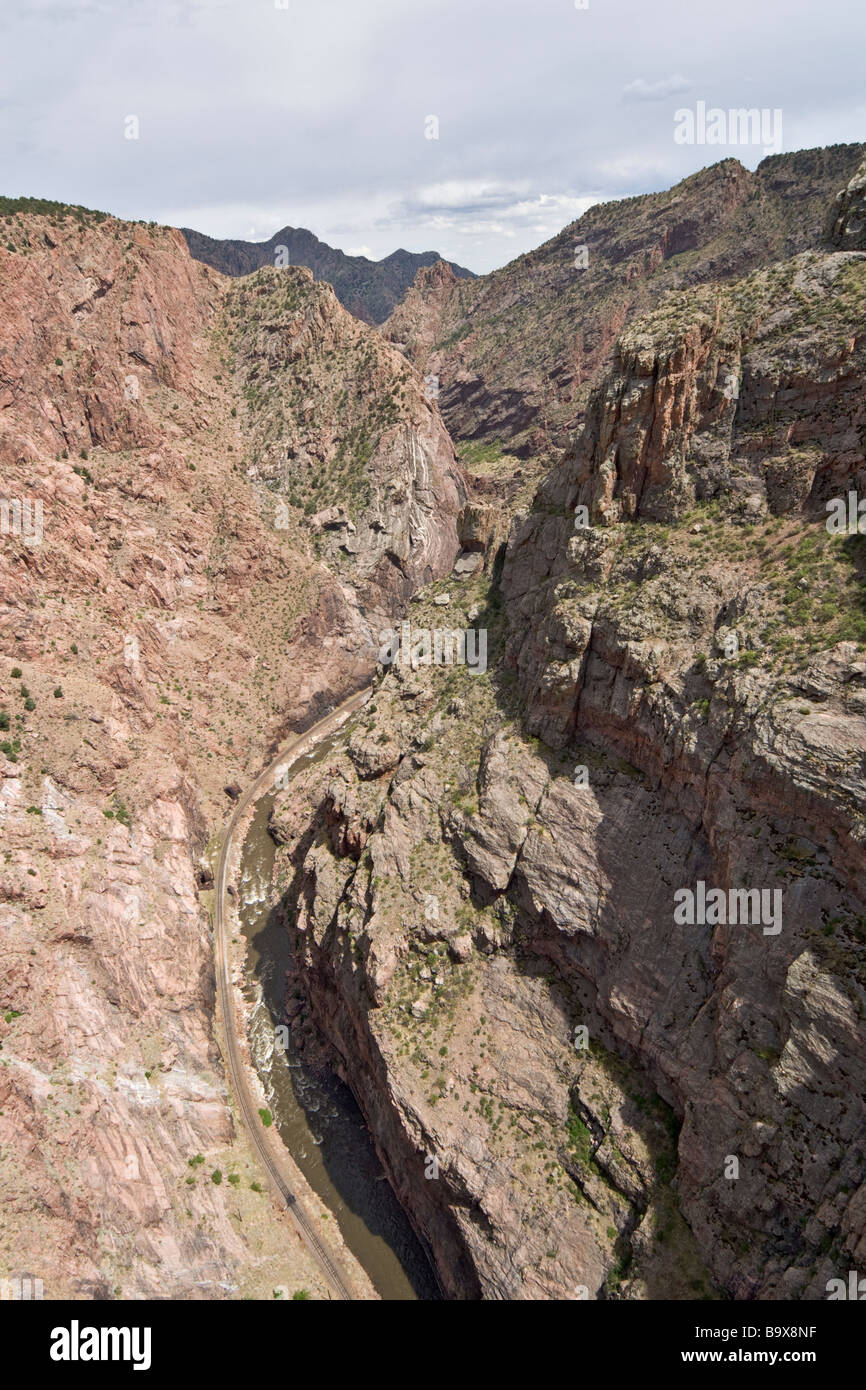 Colorado Cañon City view from Royal Gorge Bridge completed 1929 world s ...