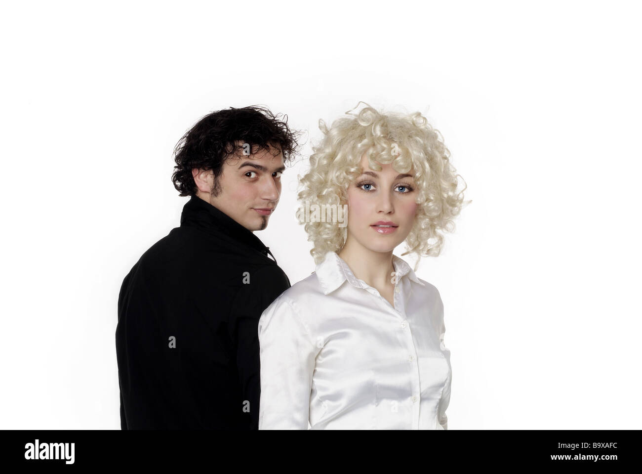 Shoulder angel and devil hi-res stock photography and images - Alamy