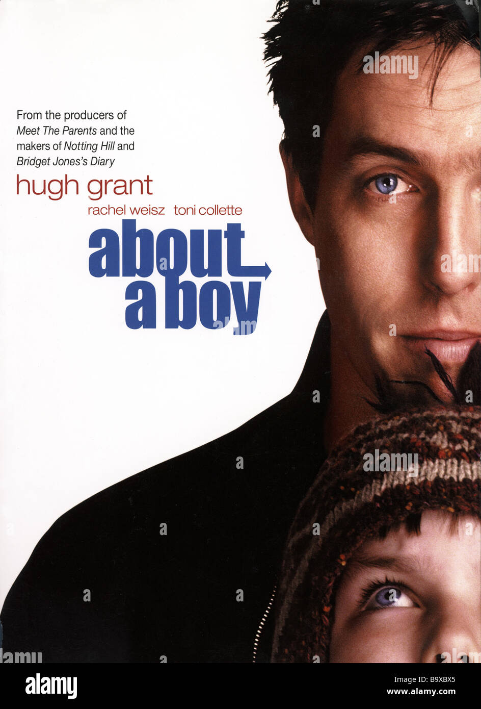 ABOUT A BOY Poster for 2002 UIP film with Hugh Grant and Nicholas Hoult ...