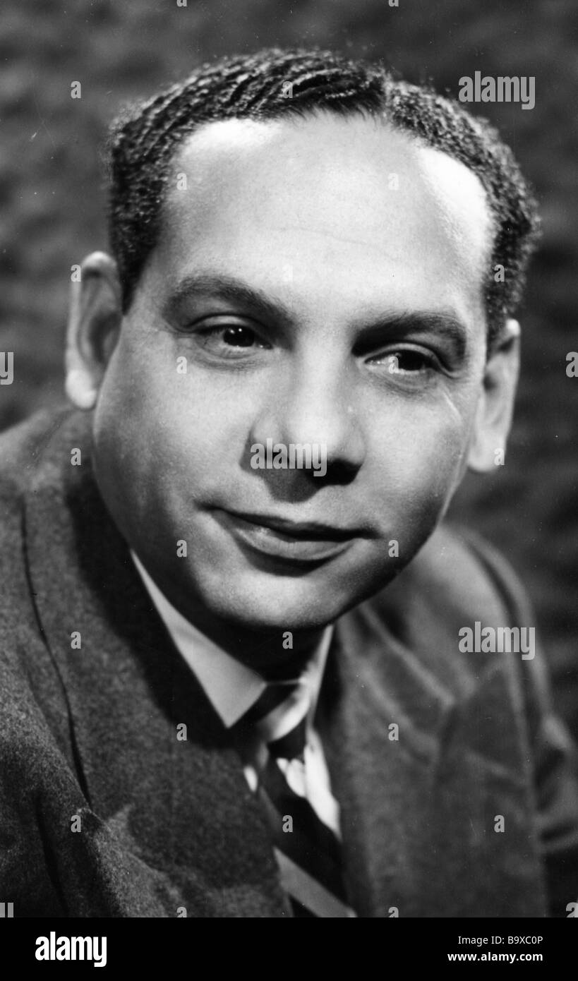 EDMUNDO ROS Latin American bandleader and club owner in 1955 Stock ...