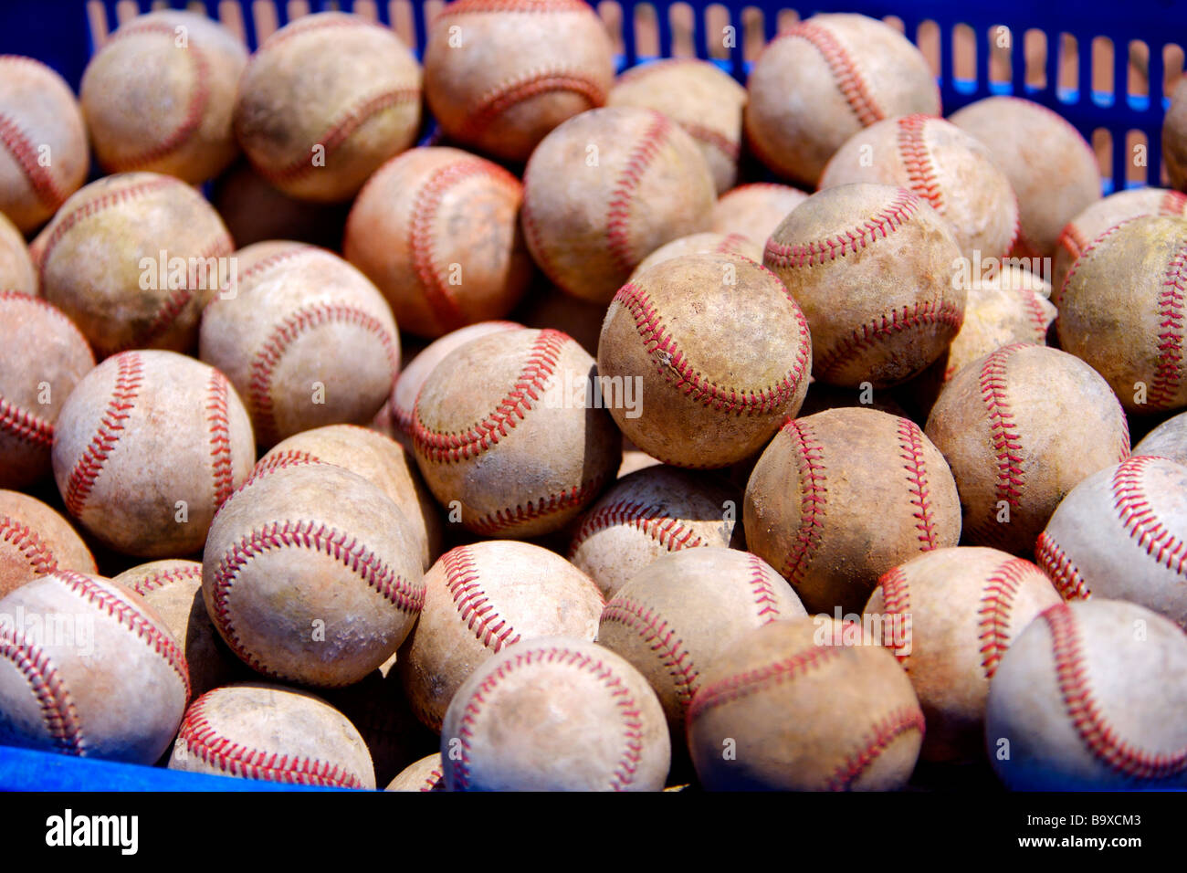 Old baseballs hi-res stock photography and images - Alamy
