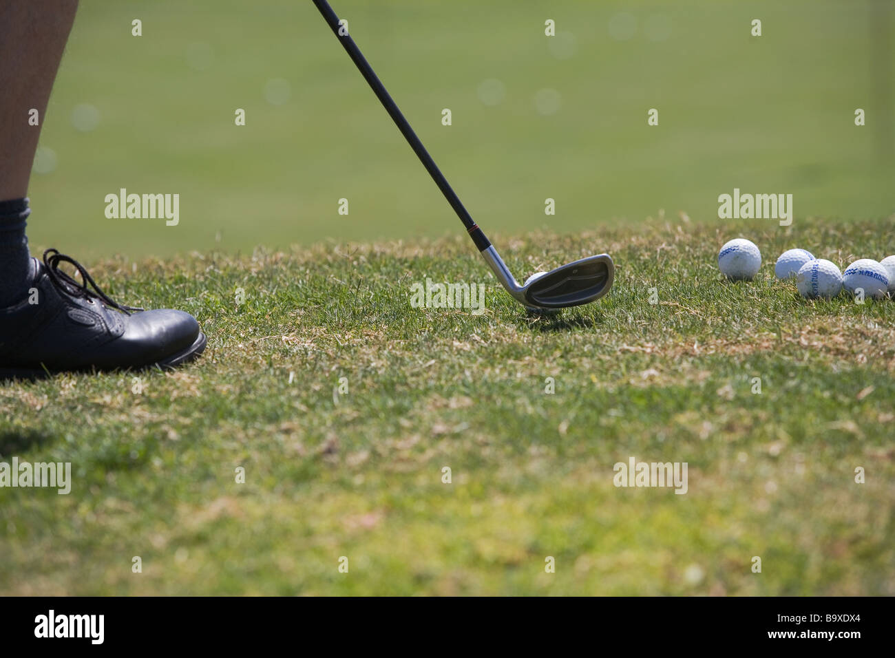 Golf players hi-res stock photography and images - Alamy
