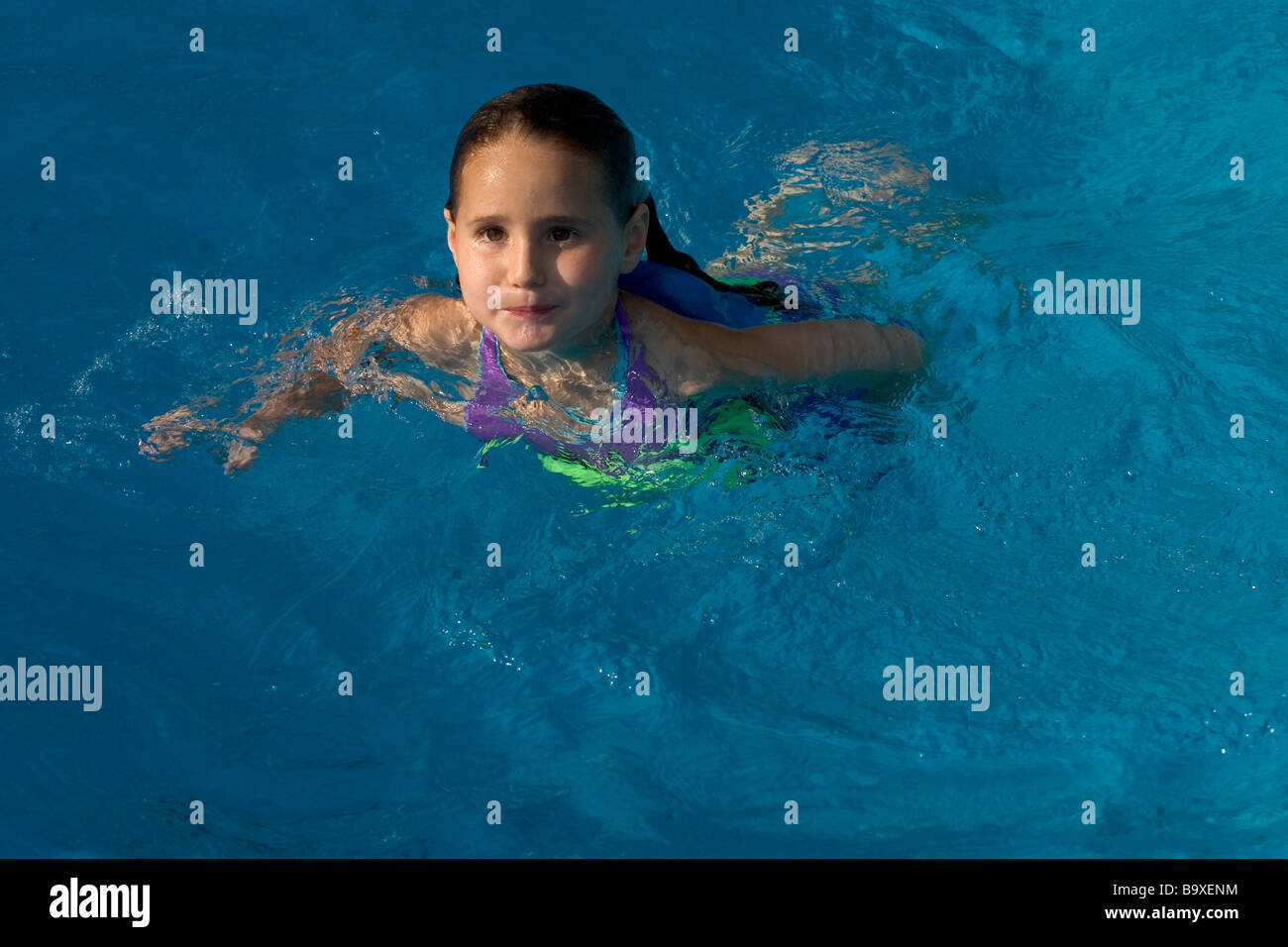 5 year old swimming hi-res stock photography and images - Alamy