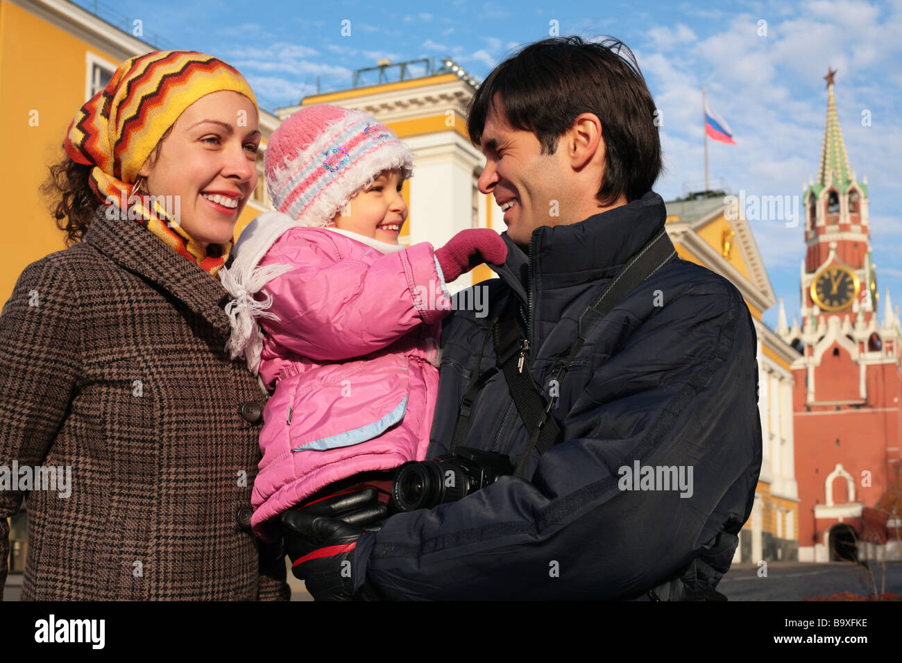 family kremlin russia moscow Stock Photo - Alamy