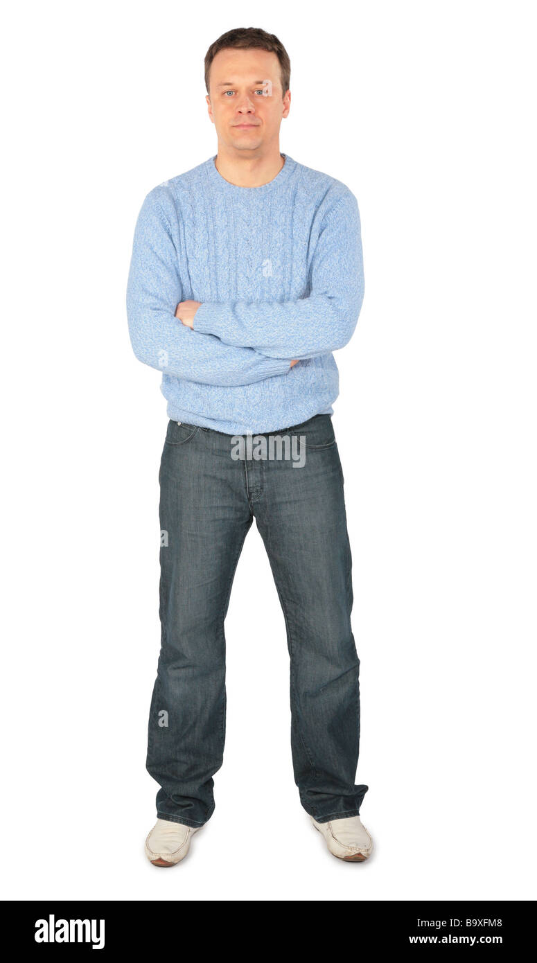 Man alone in face Cut Out Stock Images & Pictures - Alamy