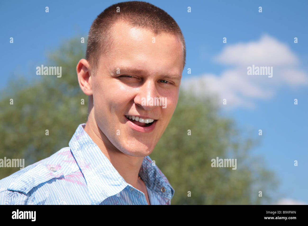Young guy outdoor Stock Photo - Alamy