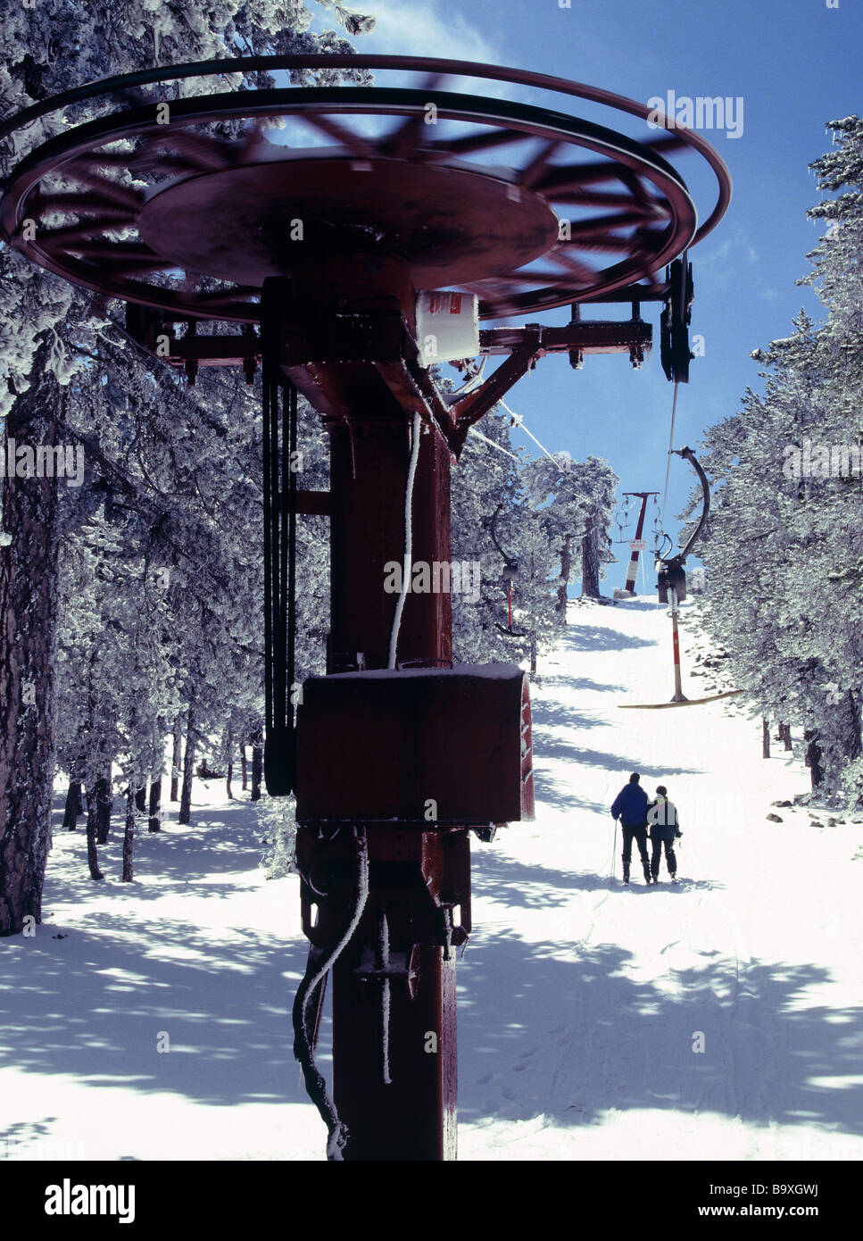 Troodos snow mountains hi-res stock photography and images - Alamy