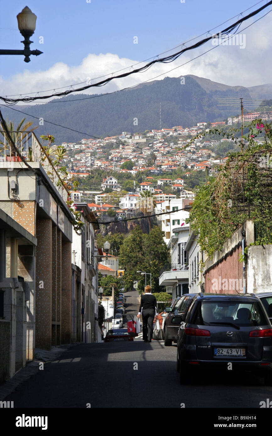 The Old Town Funchal Zona Velha Stock Photo - Alamy