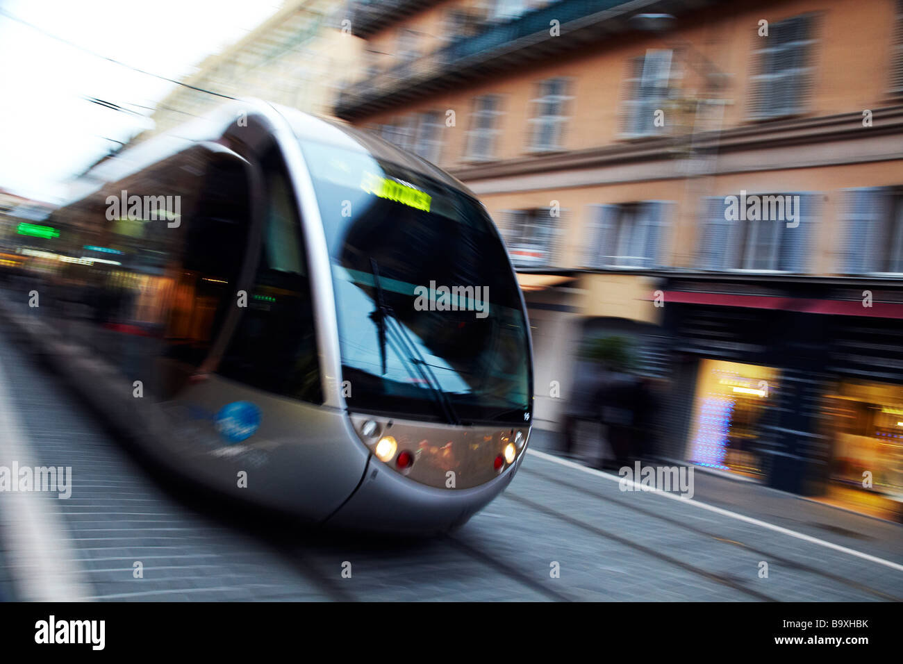tram, Nice, France Stock Photo - Alamy