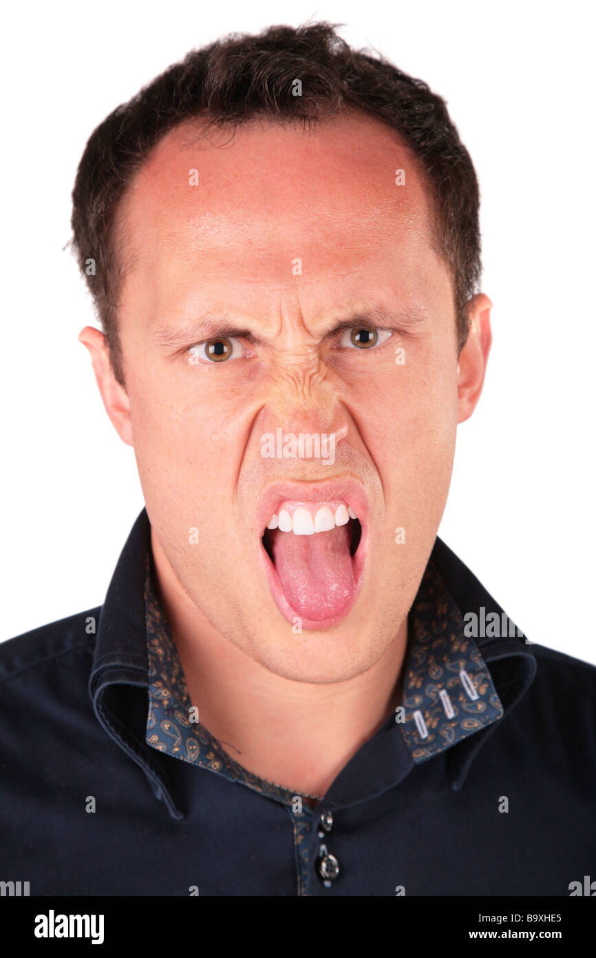 Shows his tongue hi-res stock photography and images - Alamy